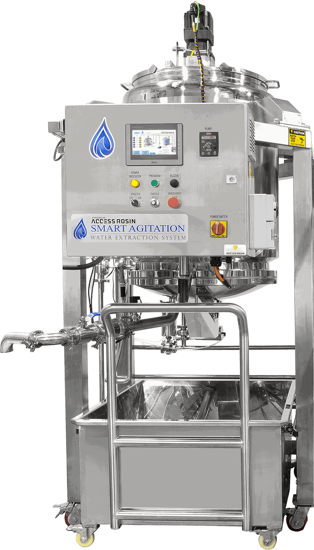 Smart Agitation System for Commercial Solventless Extraction