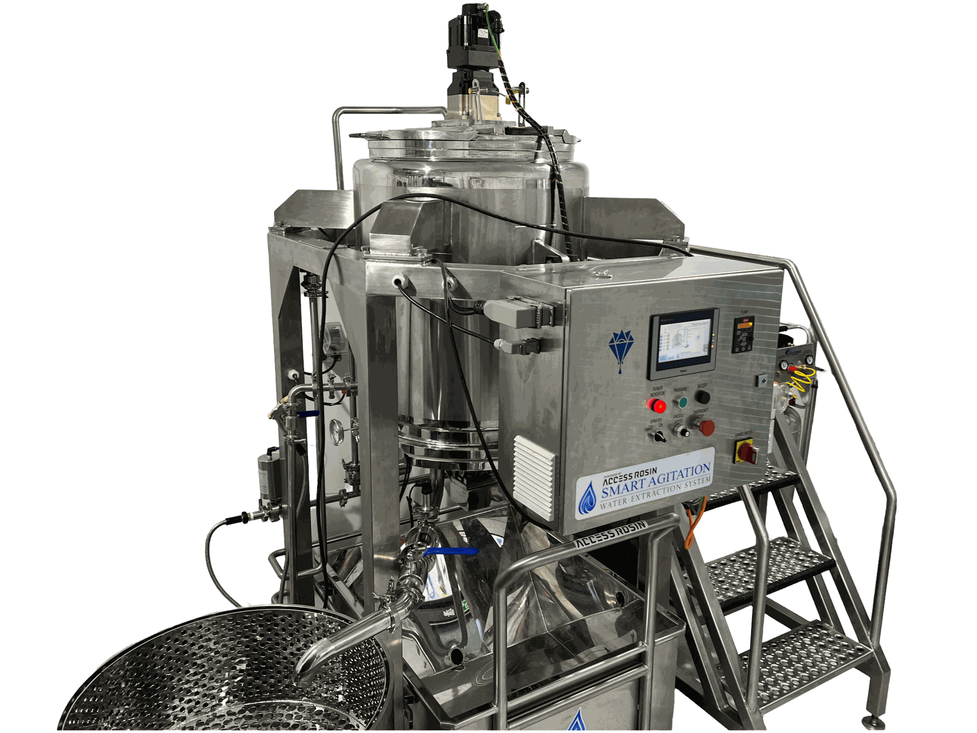 Smart Agitation System for Commercial Solventless Extraction